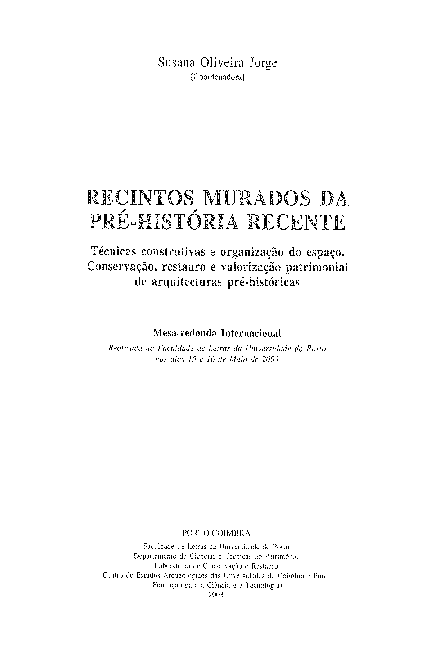 (PDF) 2004- “A propósito do Recinto Monumental de Castanheiro do Vento ...
