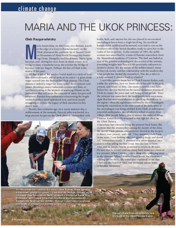(PDF) Maria and Ukok Princess