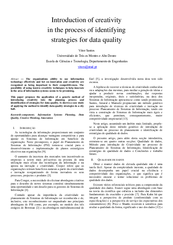 (PDF) Introduction of creativity in the process of identifying ...