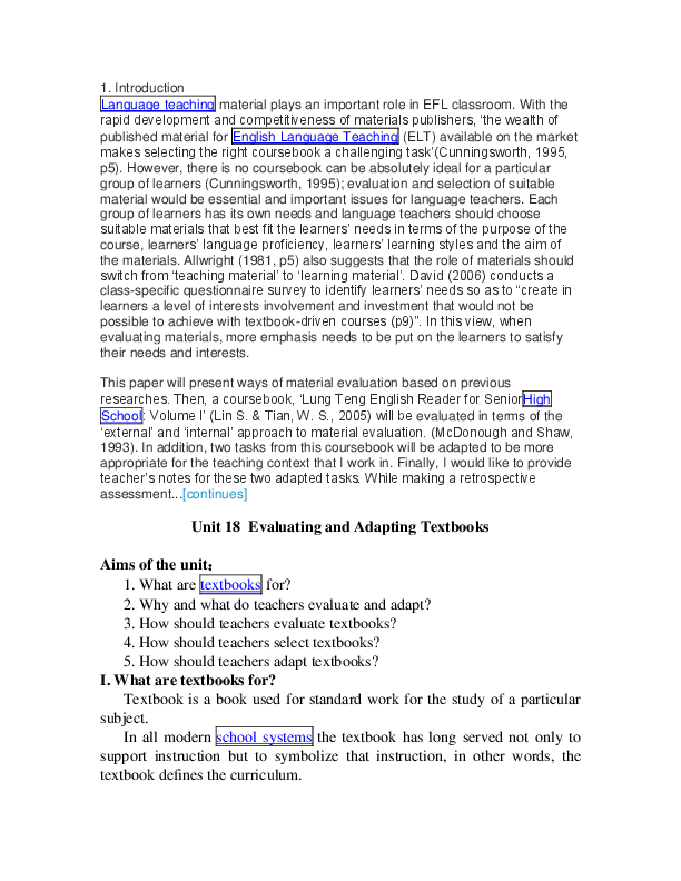 (DOC) COURSEBOOK ANALYSIS