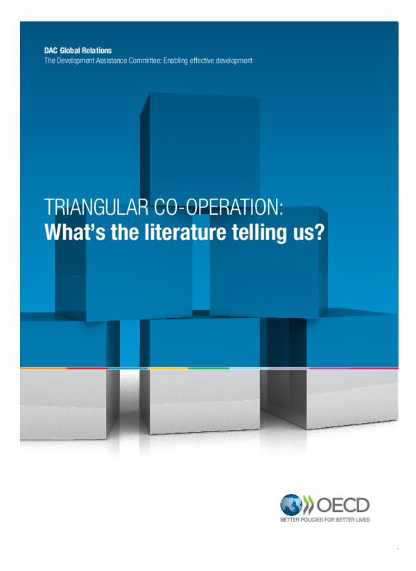 (PDF) Triangular co-operation: what is the litterature telling us? (OECD)