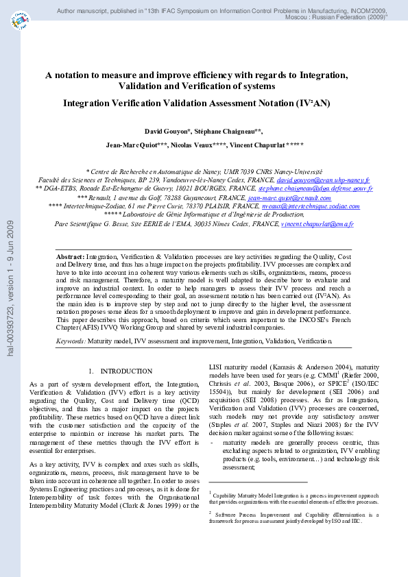 (PDF) A Notation to Measure and Improve Efficiency With Regards to ...
