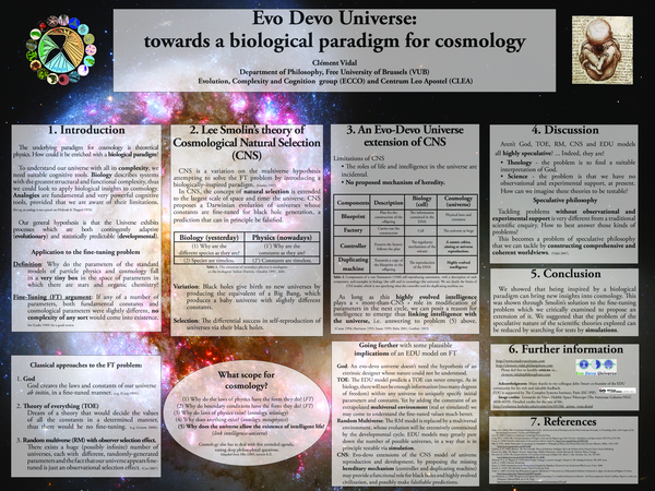 (PDF) POSTER - Evo Devo Universe: Towards a Biological Paradigm for Cosmology