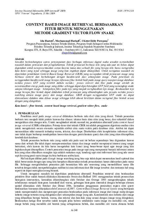(PDF) CONTENT BASED IMAGE RETRIEVAL BERDASARKAN FITUR BENTUK MENGGUNAKAN METODE GRADIENT VECTOR ...