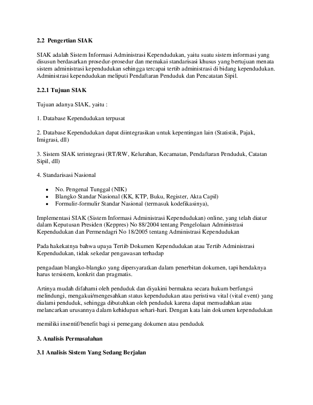 (DOC) 2.2 Pengertian SIAK SIAK adalah Sistem Informasi Administrasi ...