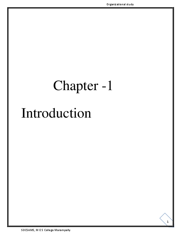 (DOC) Chapter -1 Introduction