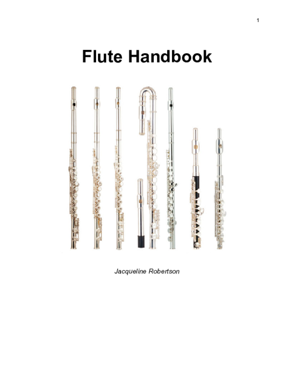 (PDF) Flute Handbook