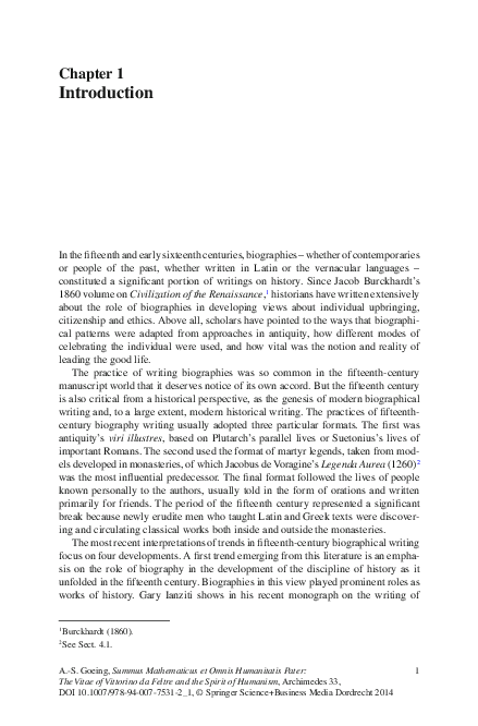 (PDF) Summus Mathematicus et Omnis Humanitatis Pater. The Vitae of ...