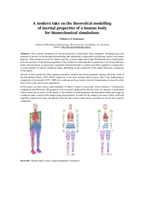 (PDF) A modern take on the theoretical modelling of inertial properties ...
