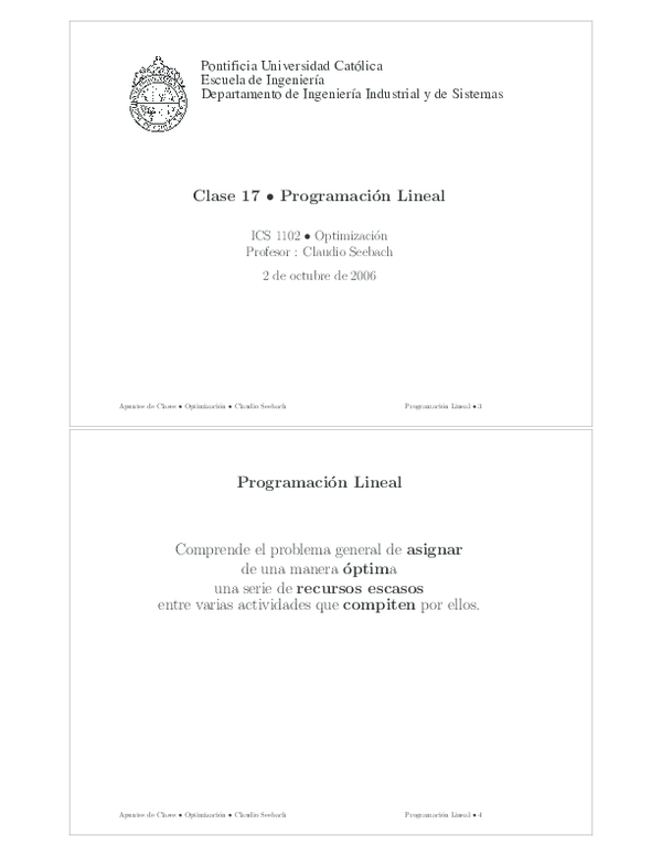 (PDF) 17 - Intro. a la Prog. Lineal