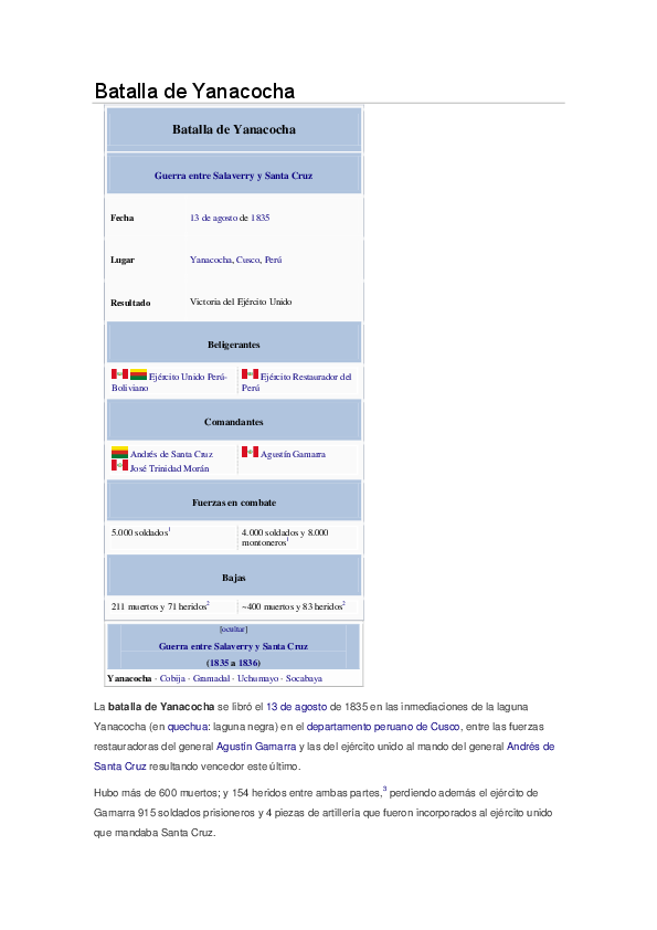 (DOC) Batalla de Yanacocha
