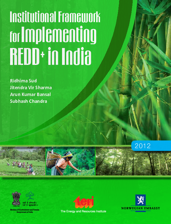 (PDF) Institutional Framework for REDD plus