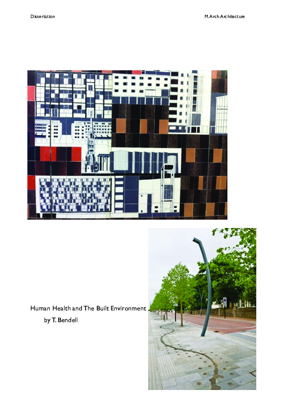 (PDF) Human Health and The Built Environment