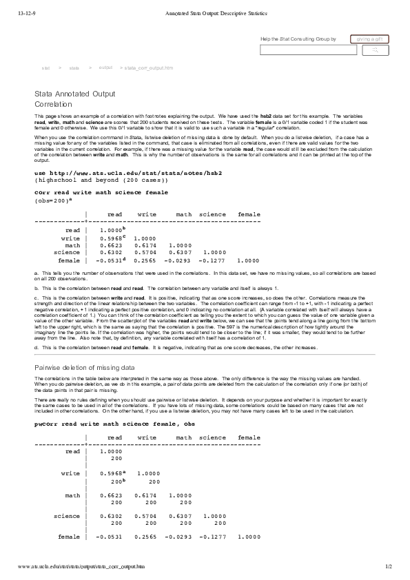 (PDF) 3-12-9 Annotated Stata Output: Descriptive Statistics