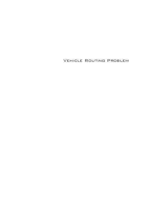 (PDF) Vehicle Routing Problem