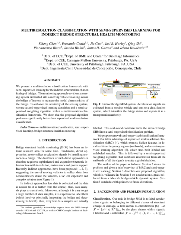 Pdf Multiresolution Classification With Semi Supervised Learning For Indirect Bridge