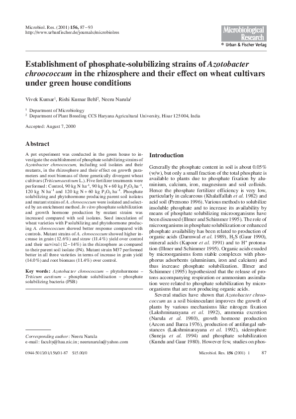 (PDF) A pot experiment was conducted in the