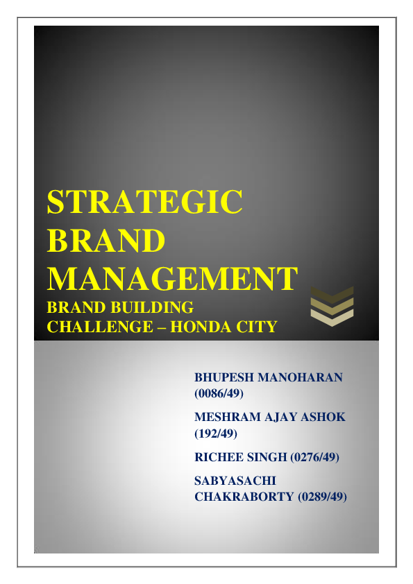 (PDF) Strategic Brand Management