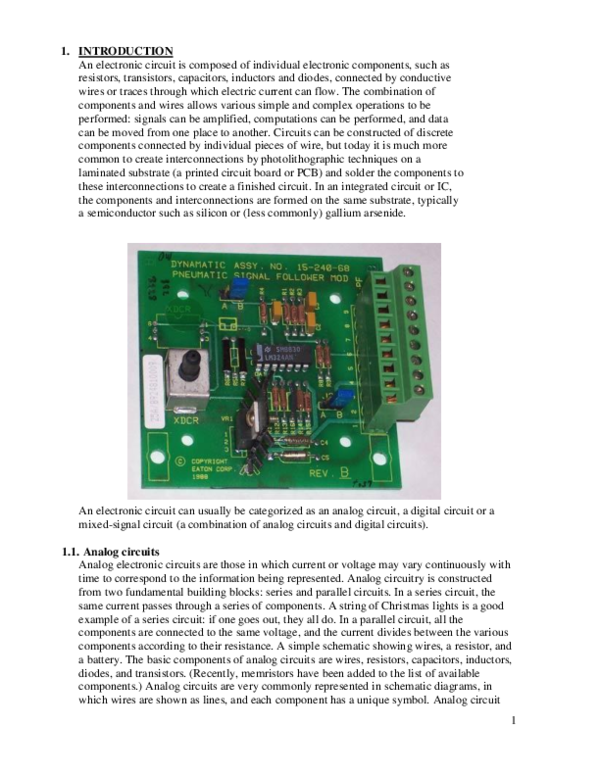 (DOC) Basic Electronic wiring