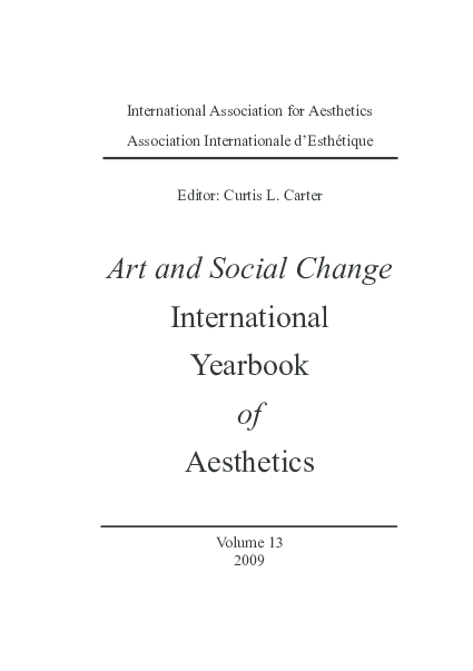 (PDF) “Art and Social Change"