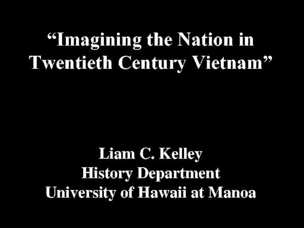 (PPT) PowerPoint slides for "Imagining the Nation in Twentieth Century ...