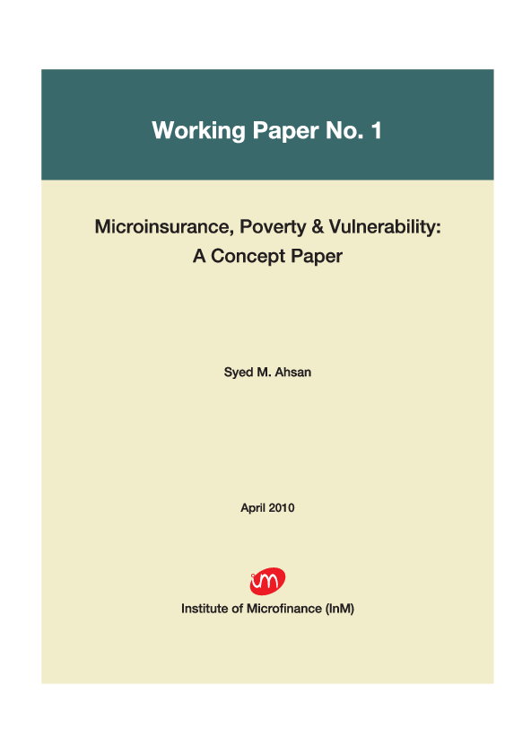 (PDF) Microinsurance, Poverty and Vulnerability: A Concept Paper