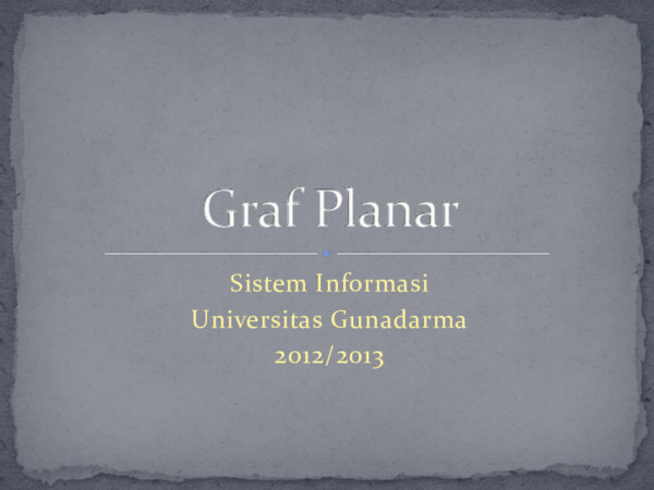 (PDF) 03 Graf Planar