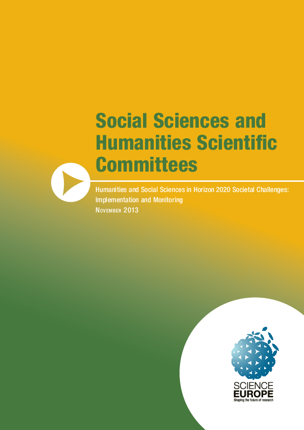 (PDF) Humanities and Social Sciences in Horizon 2020 Societal ...