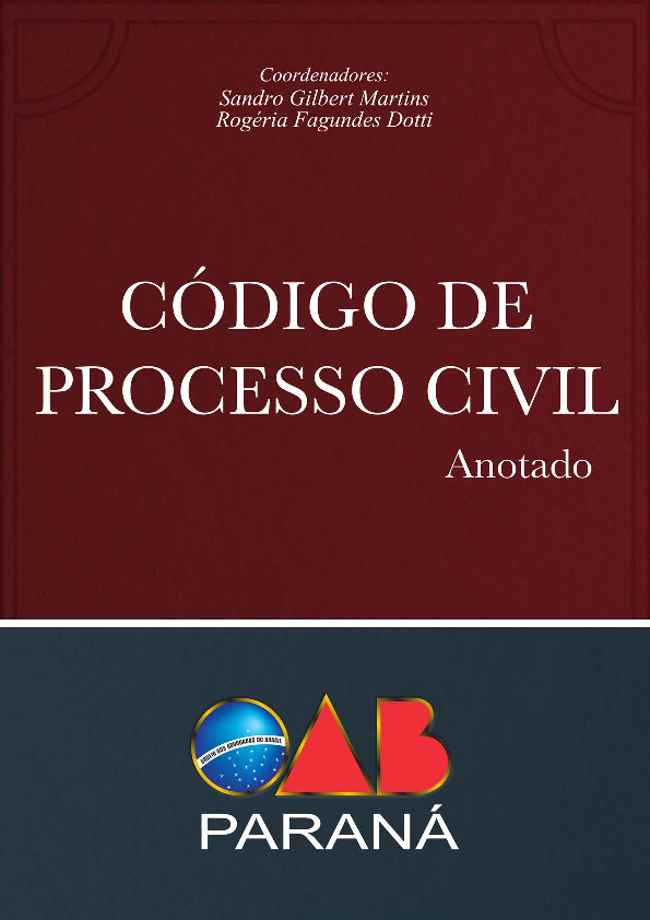 (PDF) Código de Processo Civil Anotado - OAB/PR - Obra Coletiva