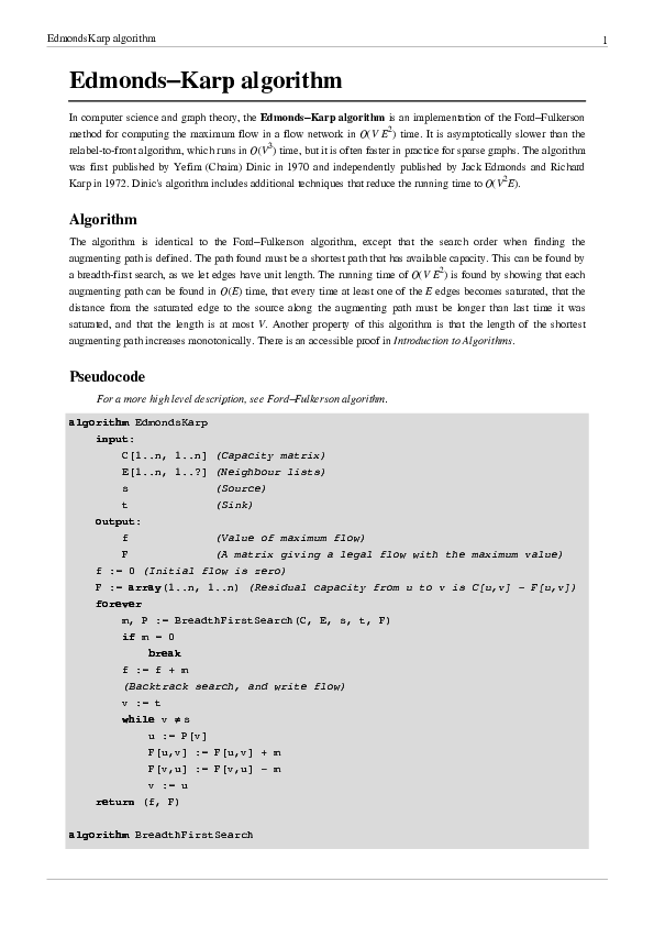 (PDF) EdmondsKarp algorithm 1