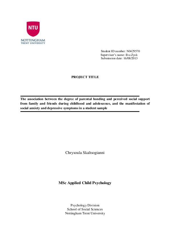 (DOC) Master Research Project