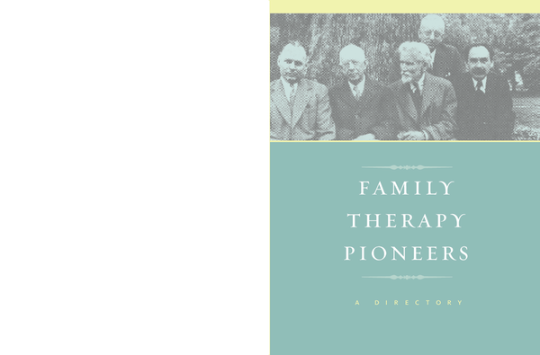 (PDF) influential family therapy pioneers? Shelley Green, PhD