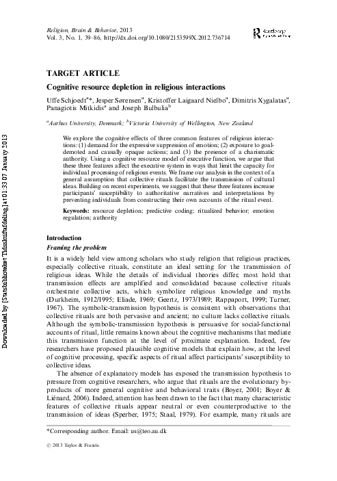 Pdf The Resource Model And The Principle Of Predictive Coding A