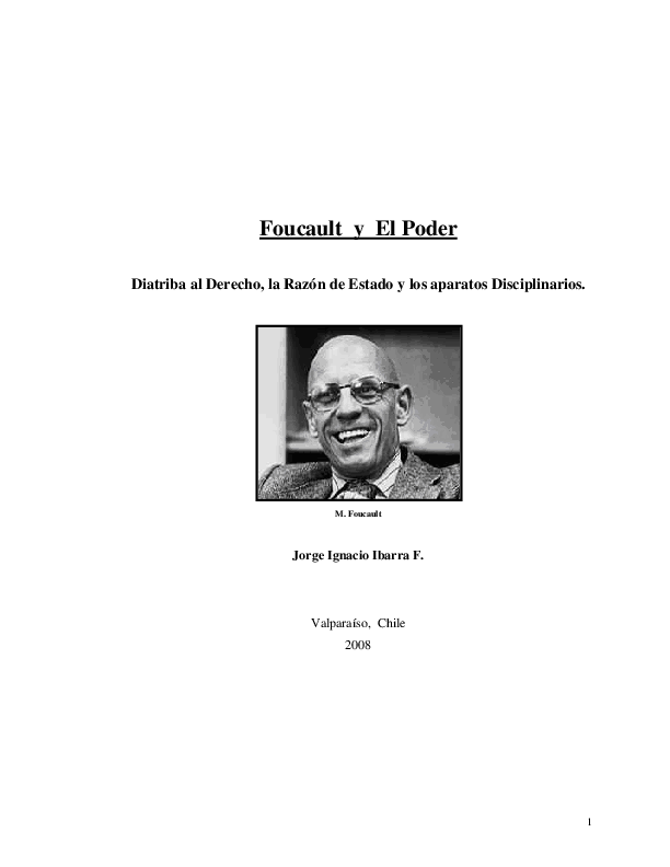 (DOC) Foucault y el poder