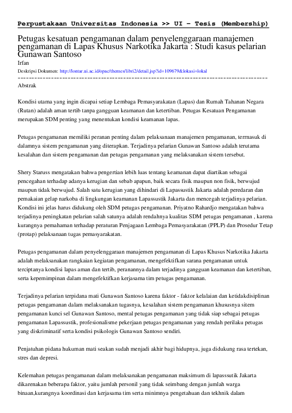 (PDF) Perpustakaan Universitas Indonesia >> UI -Tesis (Membership)
