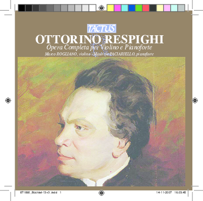 (PDF) Cd Respighi opera completa per violino e pianoforte - Marco ...