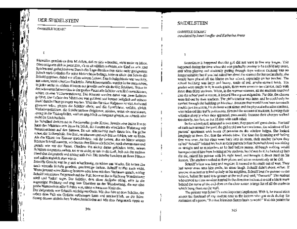 (PDF) Gabriele Eckart, "Der Seidelstein/Seidelstein," trans. with ...