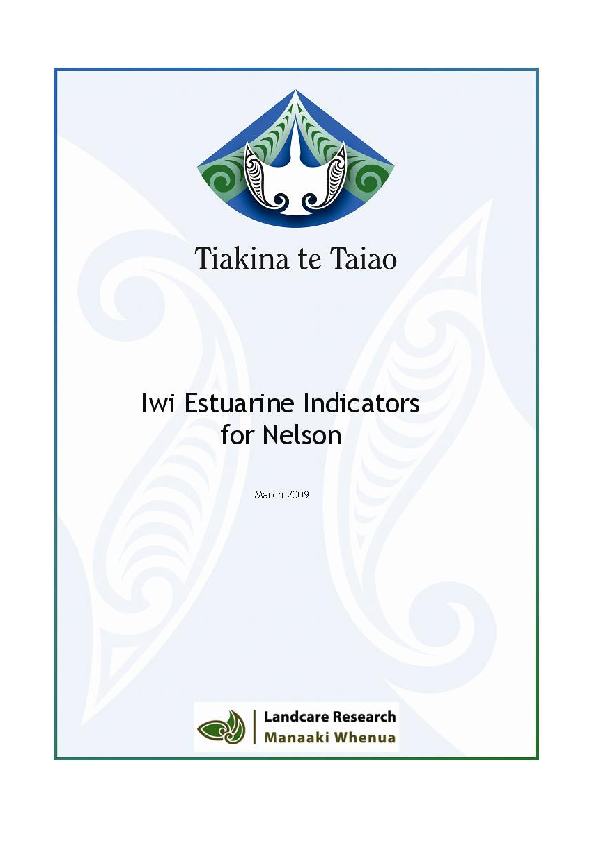 (PDF) Iwi Estuarine Indicators for Nelson