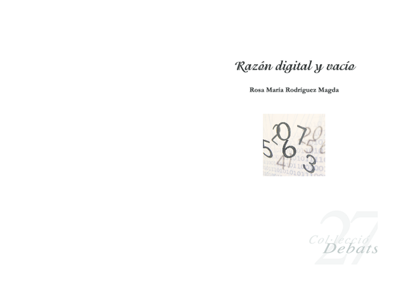 (PDF) Rodríguez Magda, Rosa M.- Razón digital y vacío