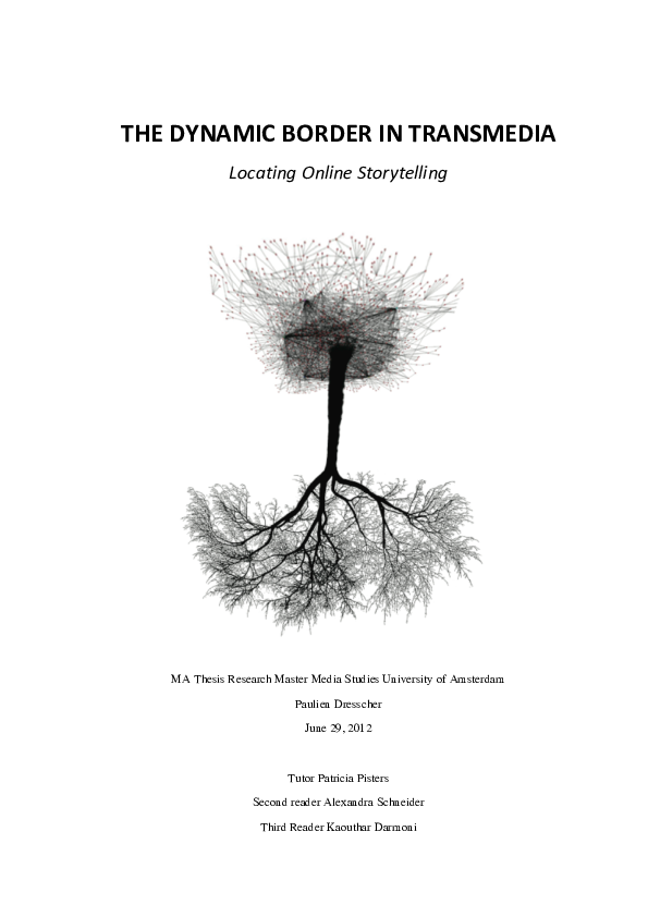 (PDF) THE DYNAMIC BORDER IN TRANSMEDIA Table of Content Introduction ...