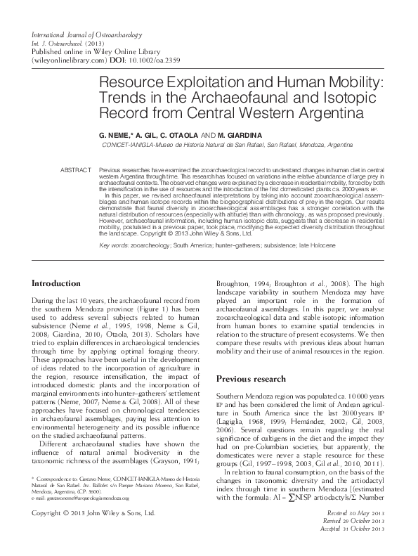 (PDF) Resource Exploitation and Human Mobility: Trends in the ...