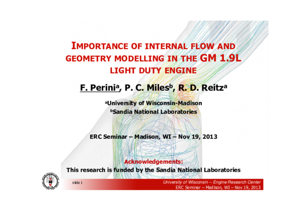 (PDF) Importance of internal flow and geometry modelling in the GM 1.9L ...