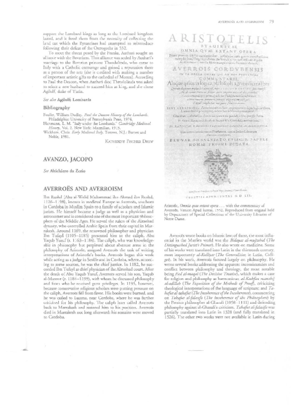 (PDF) ‘Averroës and Averroism’