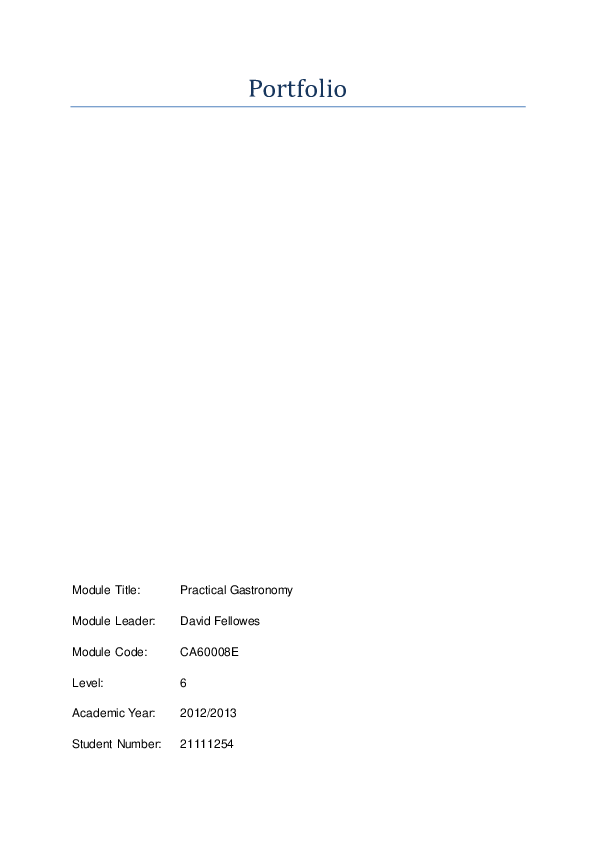 (PDF) Kitchen portfolio