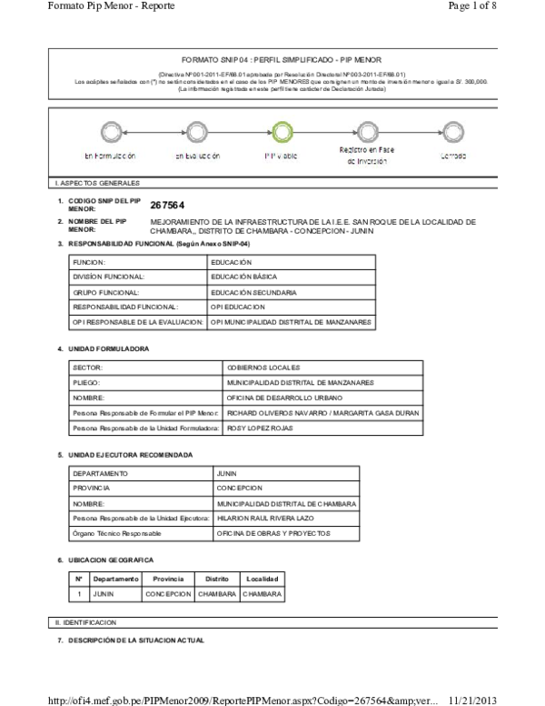 (PDF) Formato SNIP 04