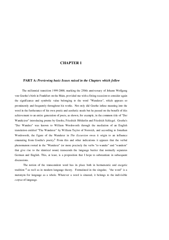 (PDF) The Significance of 'Wander' in Literature