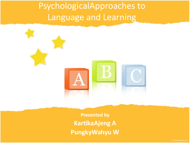 (PPT) 7. Psychological approaches to language and learning - Final