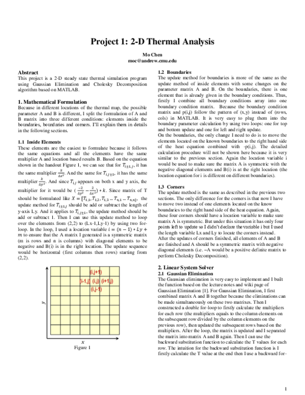 (PDF) 2-D Thermal Analysis