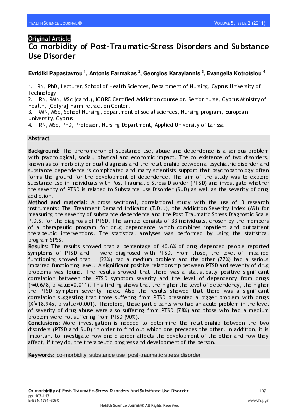 pdf-co-morbidity-of-post-traumatic-stress-disorders-and-substance-use