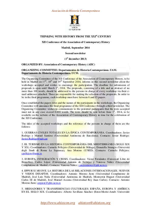 (PDF) Visions of democracy. Democratic movements, discourses and ...